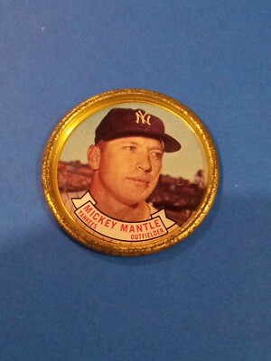 1964 TOPPS MICKEY MANTLE #120 BASEBALL COIN | eBay