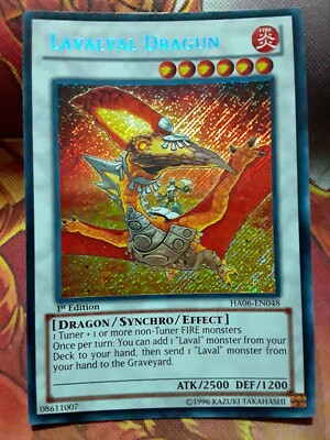 Yugioh Lavalval Dragun Secret Rare HA06-EN048 1st Ed Near Mint | eBay