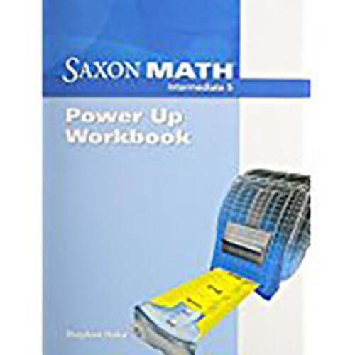 Saxon Math Intermediate 5: Power-Up Workbook - Paperback - GOOD ...
