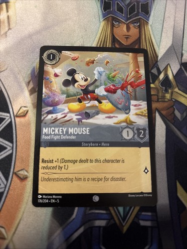 Disney Lorcana Mickey Mouse 176/204 Shimmering Skies Common Cold Foil ...
