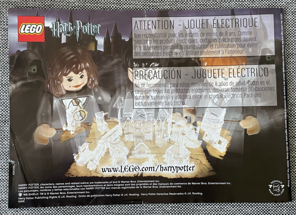 Lego Harry Potter Motorized Hogwarts Express 10132 Rc Train Set 100% ...