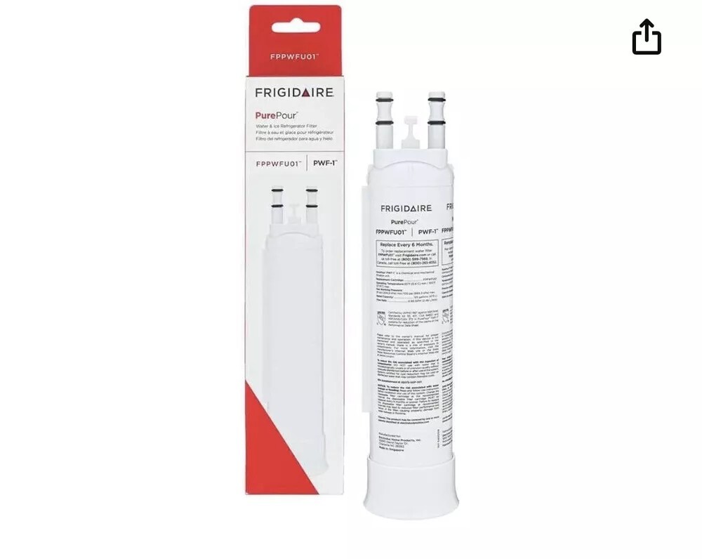 Frigidaire FPPWFU01 PurePour PWF-1 Water Filter 1 Count Pack of 1 ...