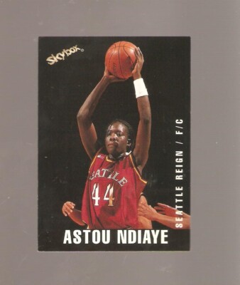astou ndiaya 1999 skybox,abl rookie,s.nazarene,dakar,senegal,seattle ...