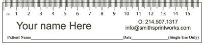 10 - Wound Ruler (Customized Paper Wound Rulers for the medical field ...