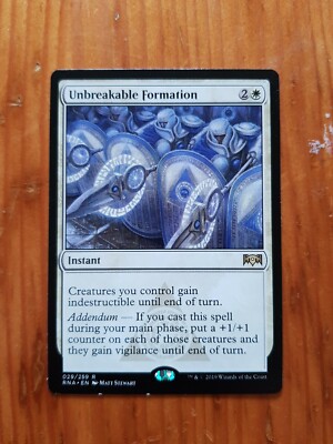 1x MTG Magic The Gathering TCG - Unbreakable Formation Ravnica ...