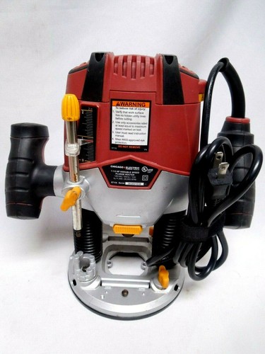 chicago electric 1 1/2HP variable speed plunge router | eBay