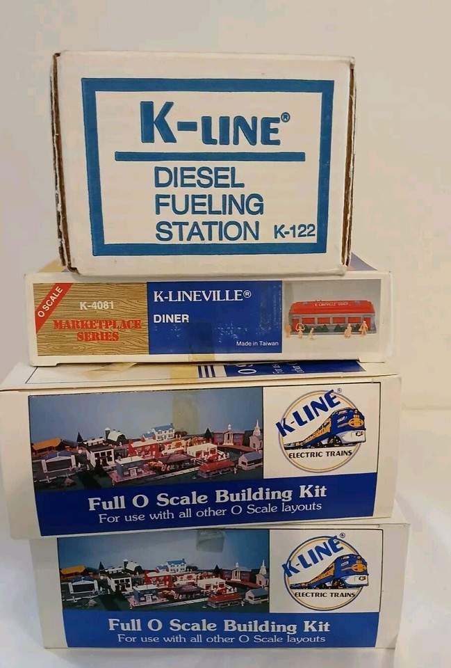 Lot Of K-Line/K-Lineville Building Sets- O Scale | eBay