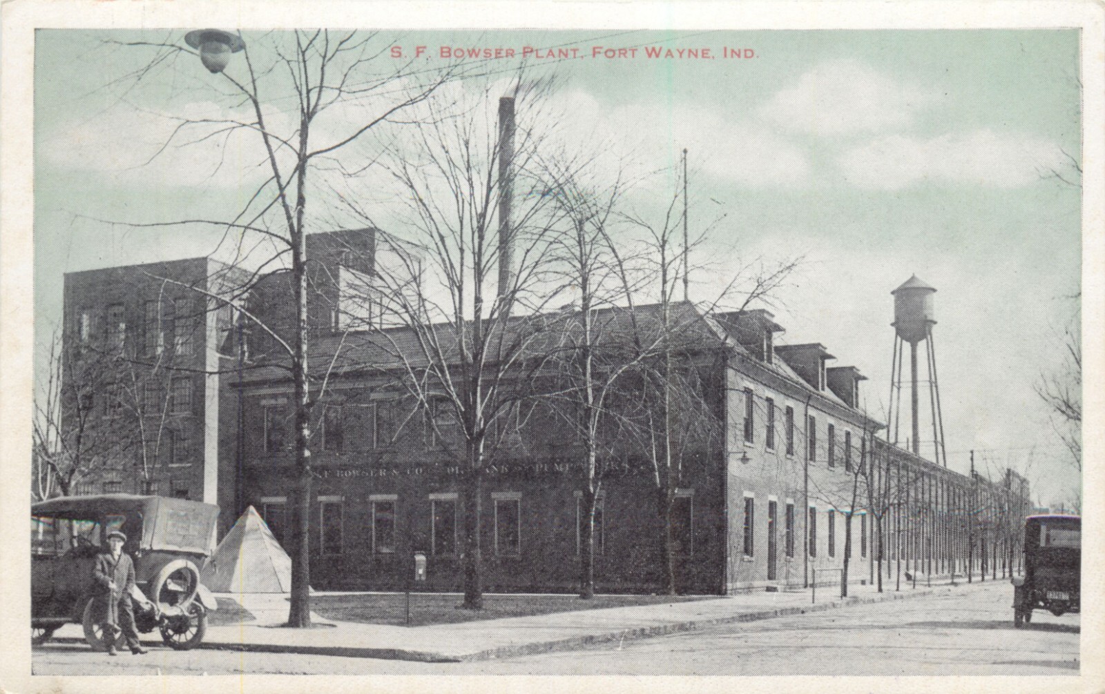A View Of The B.F. Bowser Plant, Fort Wayne, IN Indiana | eBay