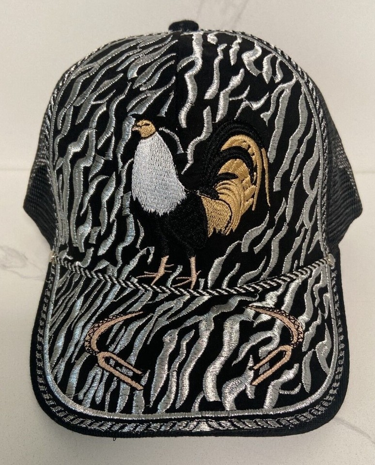 Silver Color Plated Hat Artisanal MeshBack Gris Gorra Artesanal ...