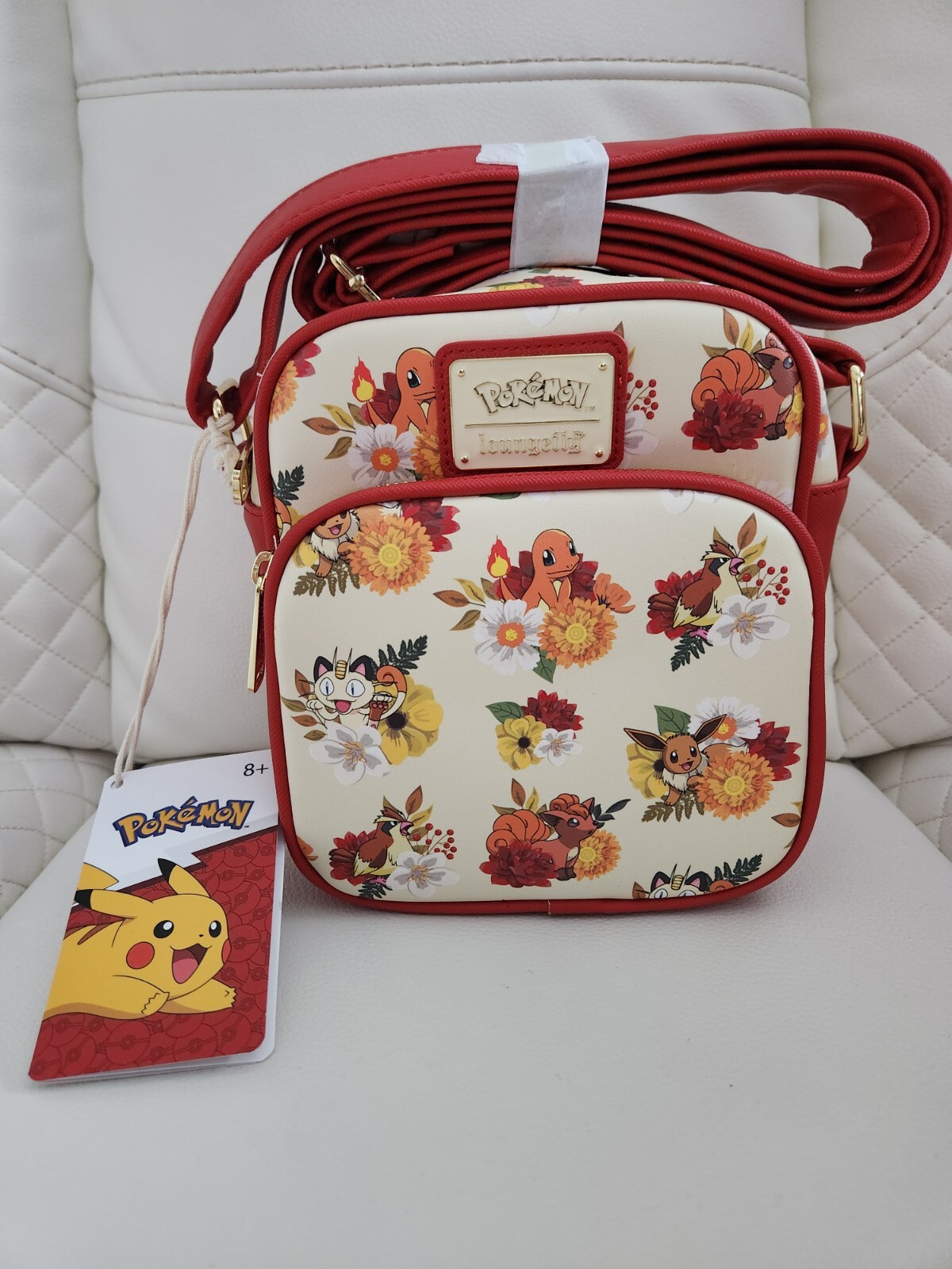 Loungefly Pokémon Charmander & Friends Floral Crossbody Bag