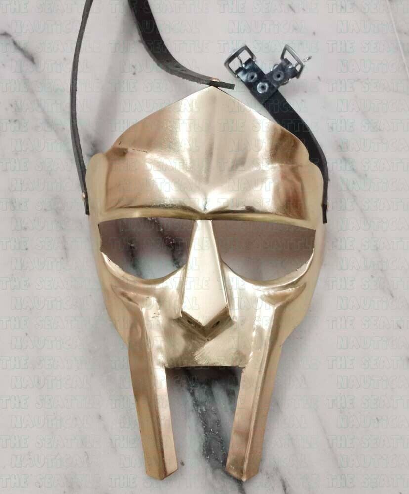 MF Doom Gladiator Mask Mad Villain 18g Mild Steel Face Armor Replica ...