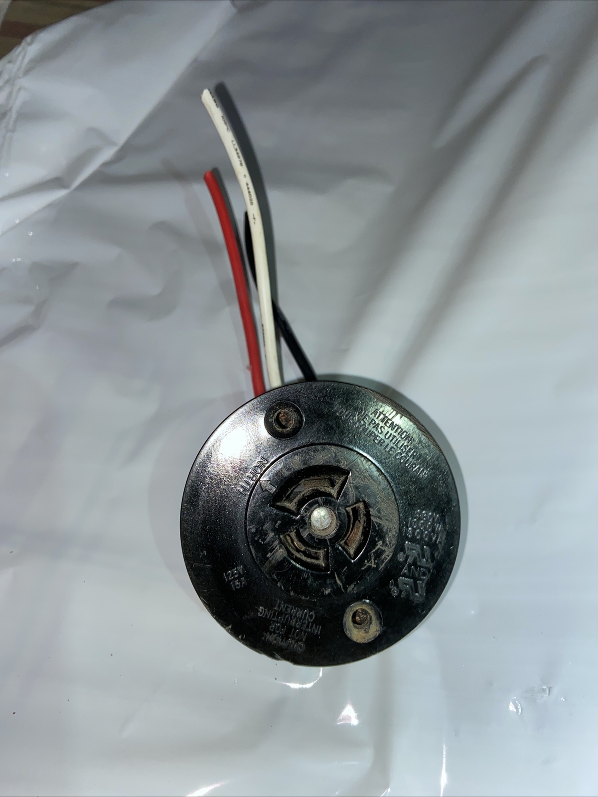 Holophane Photocell Recept. 480V 1000W 1800VA 125V 15A EEI-NEMA Locking ...