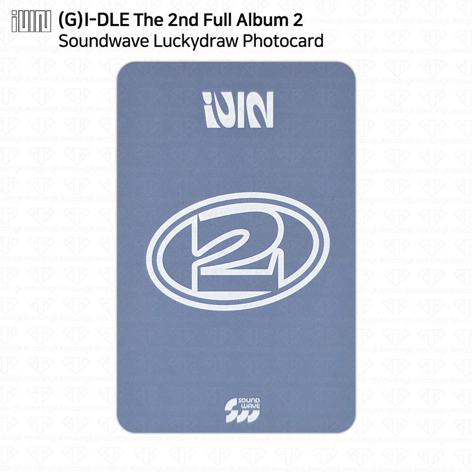 (G)I-DLE G-IDLE 2nd Full Album 2 Two Soundwave Lucky Draw Photocard ...