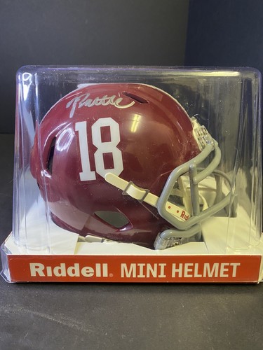 Jordan Battle Signed Alabama Crimson Tide Riddell Mini Helmet ...