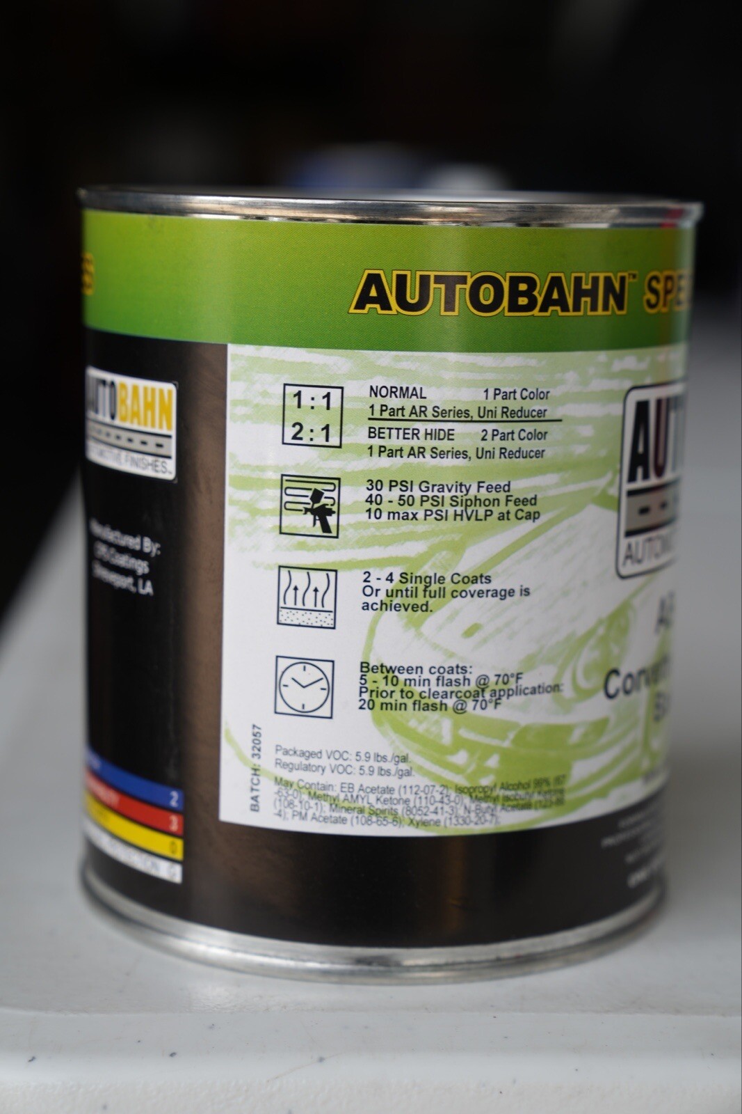 Autobahn Corvette Bright Red Basecoat Auto Paint QUART Size. GM Code ...