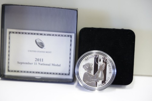 2011-W September 11 National Medal Proof Silver US Mint Commemorative ...