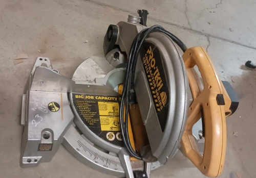 Pro-Tech Contractor Series CS7212 12" Radial Miter Saw Bevel | eBay