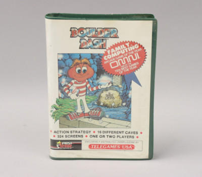 Ex. Rare R9 Boulder Dash ColecoVision 1984 First Star CB Cartridge & OG Box/Case | eBay