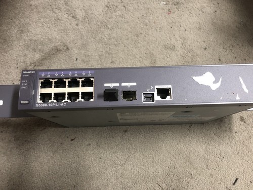 HUAWEI 8 PORT GIGABIT MANAGED SWITCH S5300-10P-LI-AC + 2 SFP PORTS #S ...