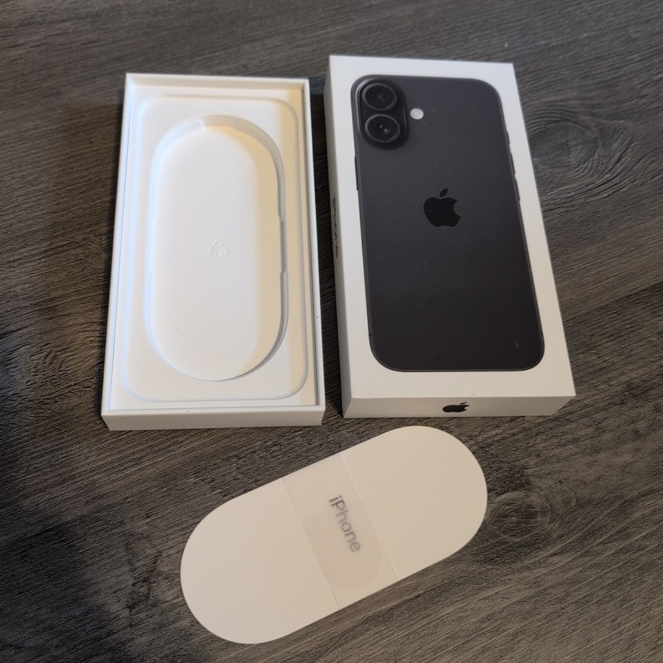 Apple iPhone 16 EMPTY BOX ONLY Lot Of 25 Black Titanium 256GB A3081 ...