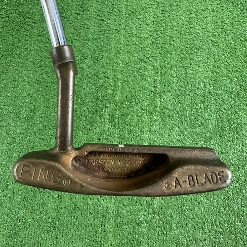 READ Vintage Ping Karsten A-Blade Manganese Bronze Putter 35” Right ...