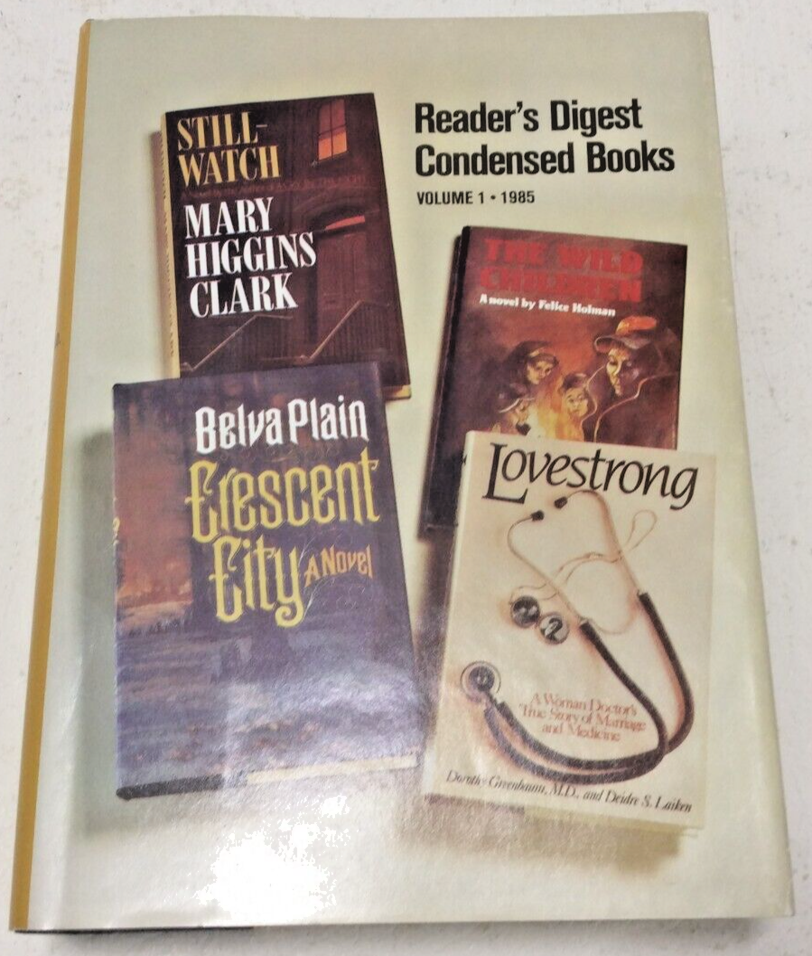 Reader's Digest Condensed Books Volume 1 1985 Greenbaum Clark Plain ...