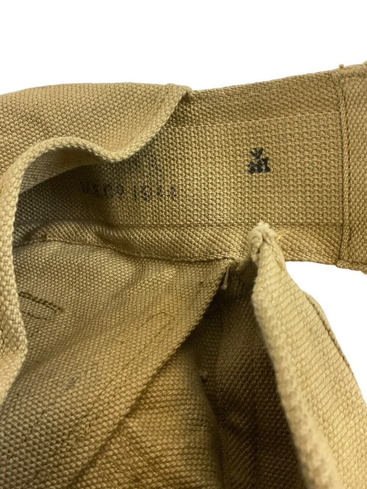 WW2 British Lewis Magazine Pouches 1944 Dated Broad Arrowed ME & Co ...