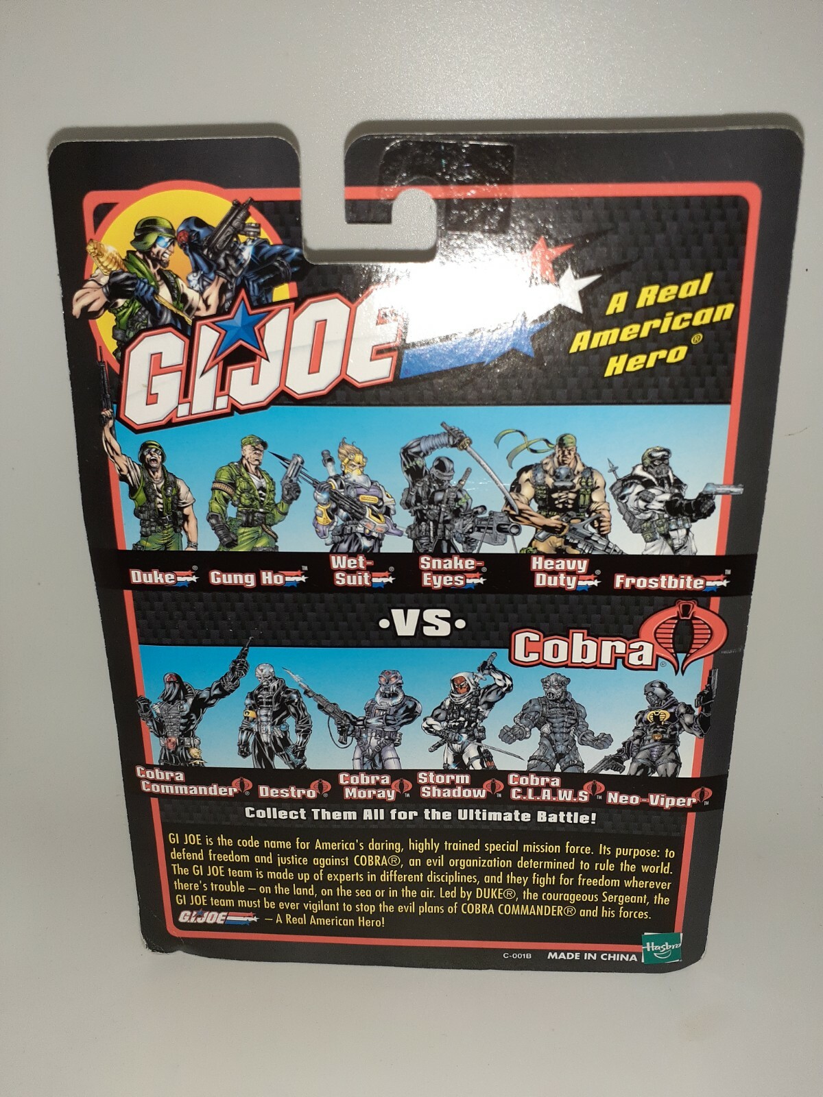 Hasbro GI Joe Vs Cobra Heavy Duty vs Cobra C.l.a.w.s MOC FREE SHIPPING ...