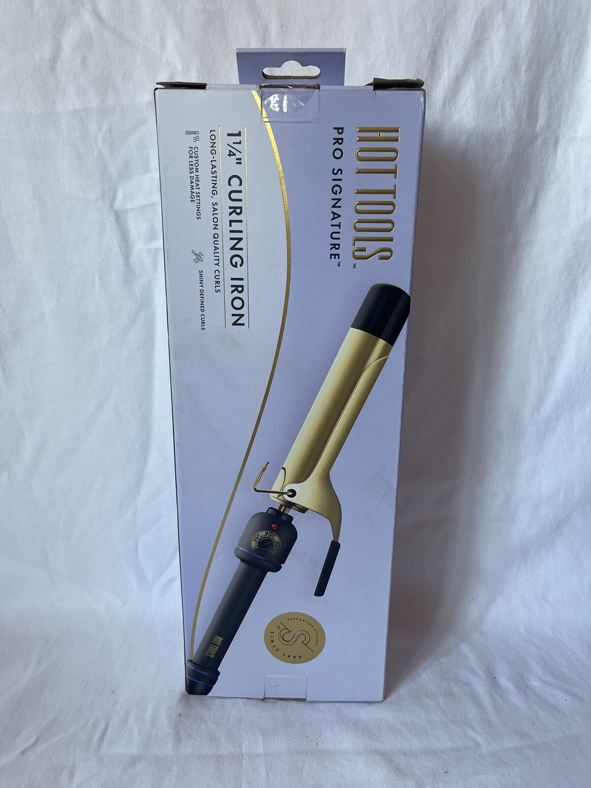 HOT TOOLS Pro Signature Gold Curling Iron 1-1/4" | eBay