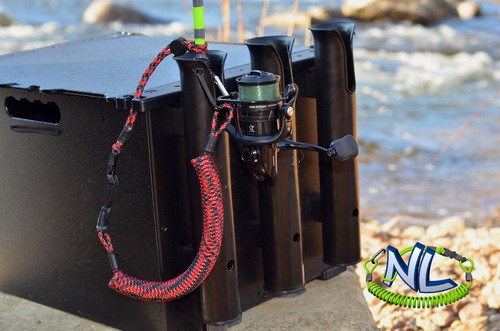 Kayak Fishing Rod Tether Leash w/ quick disconnect Neverlost Gear NL330 ...