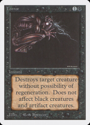 Terror Unlimited PLD Black Common MAGIC THE GATHERING MTG CARD ABUGames ...