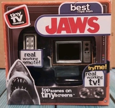 Tiny TV Classics JAWS Edition Best Clips Real Mini Television Brand New ...