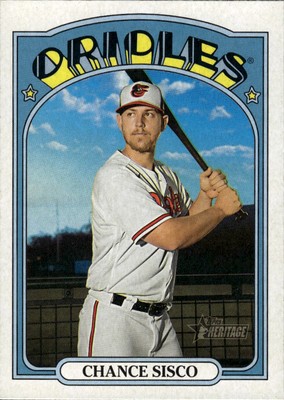 2021 Topps Heritage #142 Chance Sisco Baltimore Orioles | eBay