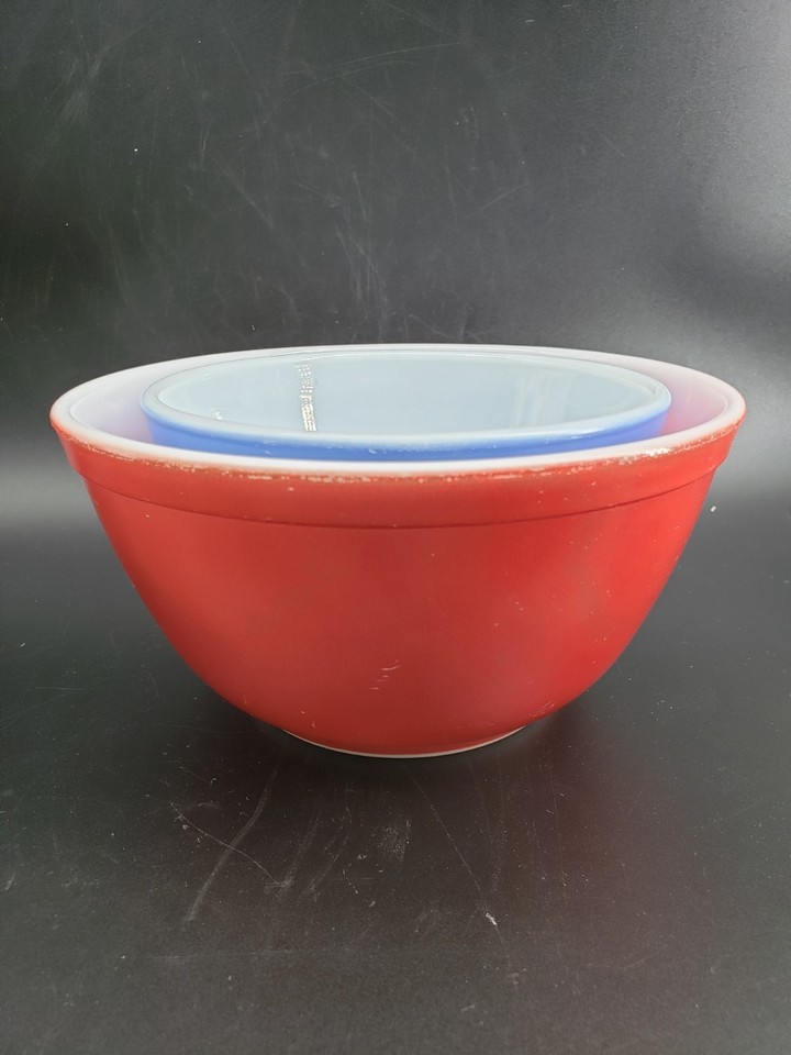 Pyrex Primary Color Mixing Bowl Set of 4 - Vibrant Colors | eBay