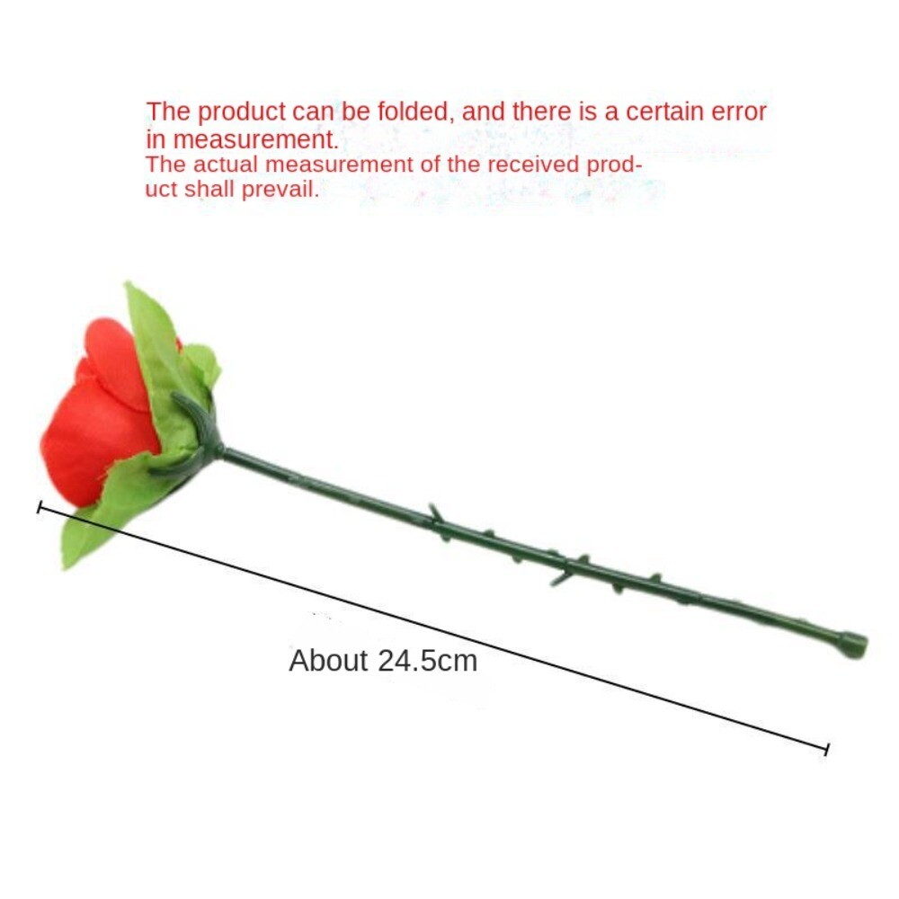 Gimmick Props Magic Tricks 24.5cm Appearing Flower Folding Rose ...