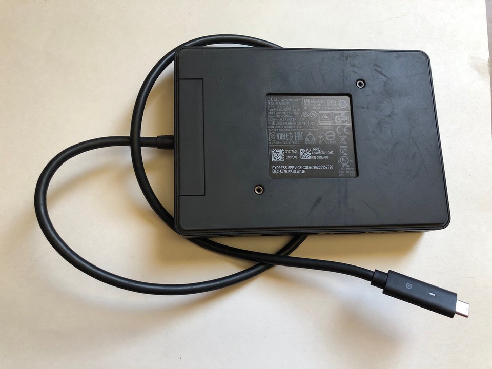 Dell WD15 USB Type-C Docking Station K17A K17A001 Dock Only, No Power ...