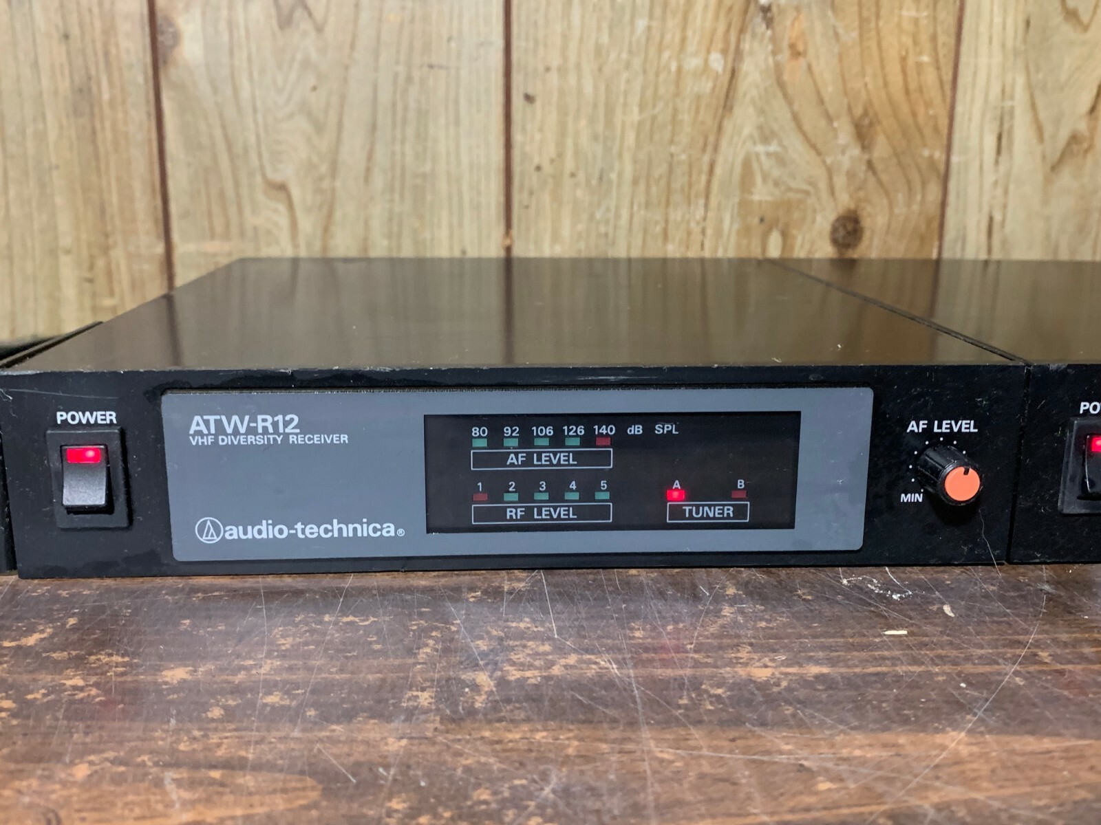 Set of 2 Audio Technica ATW-R12 VHF Diversity Receiver | eBay