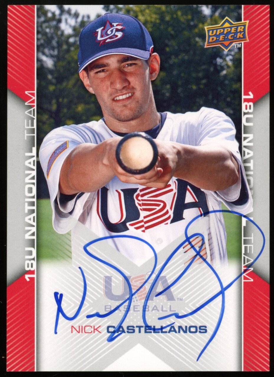 Nick Castellanos Autographed Memorabilia | Signed Photo, Jersey ...