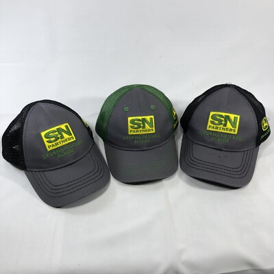 SYDENSTRICKER NOBBE JOHN DEERE HAT CAP LOT OF 3 BUNDLE TODDLER SIZE ...