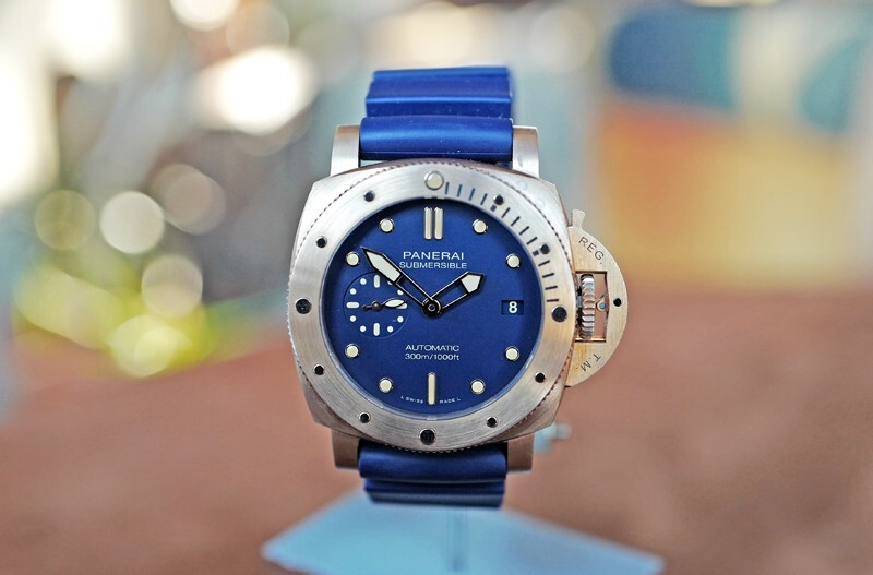 PANERAI PAM 1074 SUBMERSIBLE BRONZO AUTOMATIC DATE ABISSO 42mm PAM01074 ...
