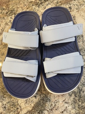 VIONIC Adjustable Recovery Slide Sandals -Renewal, Blue, Size 8 | eBay