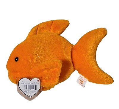 Ty Beanie Baby Goldie the Goldfish style 4023 DOB 11-19-94 698887094719 ...