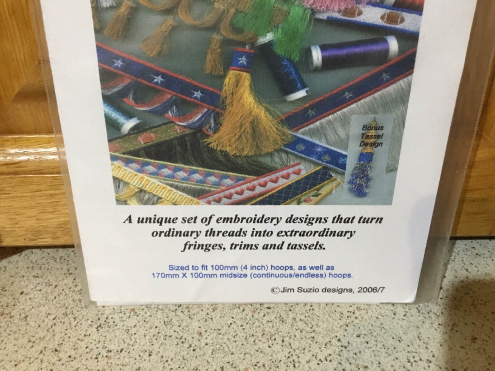 Fringe Benefits 2 By Jim Suzio - Embroidery Designs CD | eBay Australia