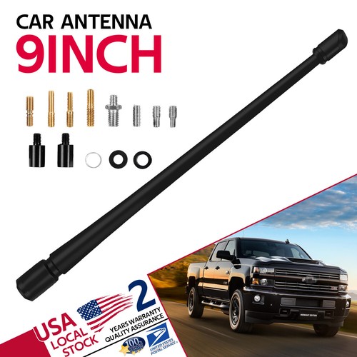 9" Short FM AM Mini Stubby Car Antenna Mast For Ford F150 & Super Duty ...