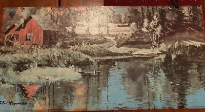 Peter Hayward Brookside Mill Signed Textured Print Lithograph | eBay