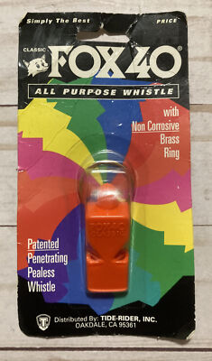 NEW! Fox 40 Classic LOUD Emergency WHISTLE JOGGER HIKER BOATING SAFETY ...