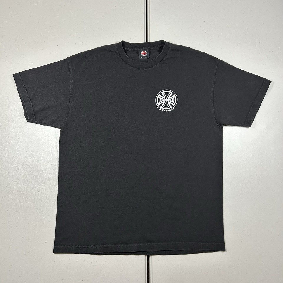 y2k Independent Trucks Logo Graphic Skater Shirt Men's Size XL Black ...