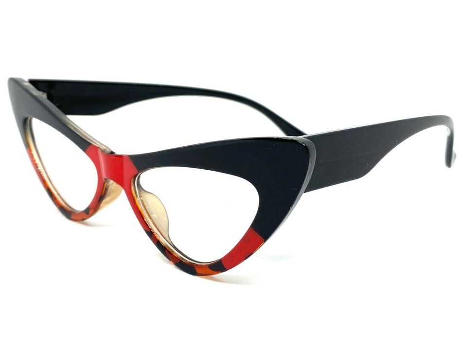 Womens Classy Elegant Modern Retro Clear Lens EYE GLASSES Funky Frame ...
