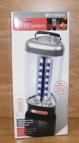 Genuine Emerson Dual Powered 21-LED Lantern With Fold Down Handle **NEW ...