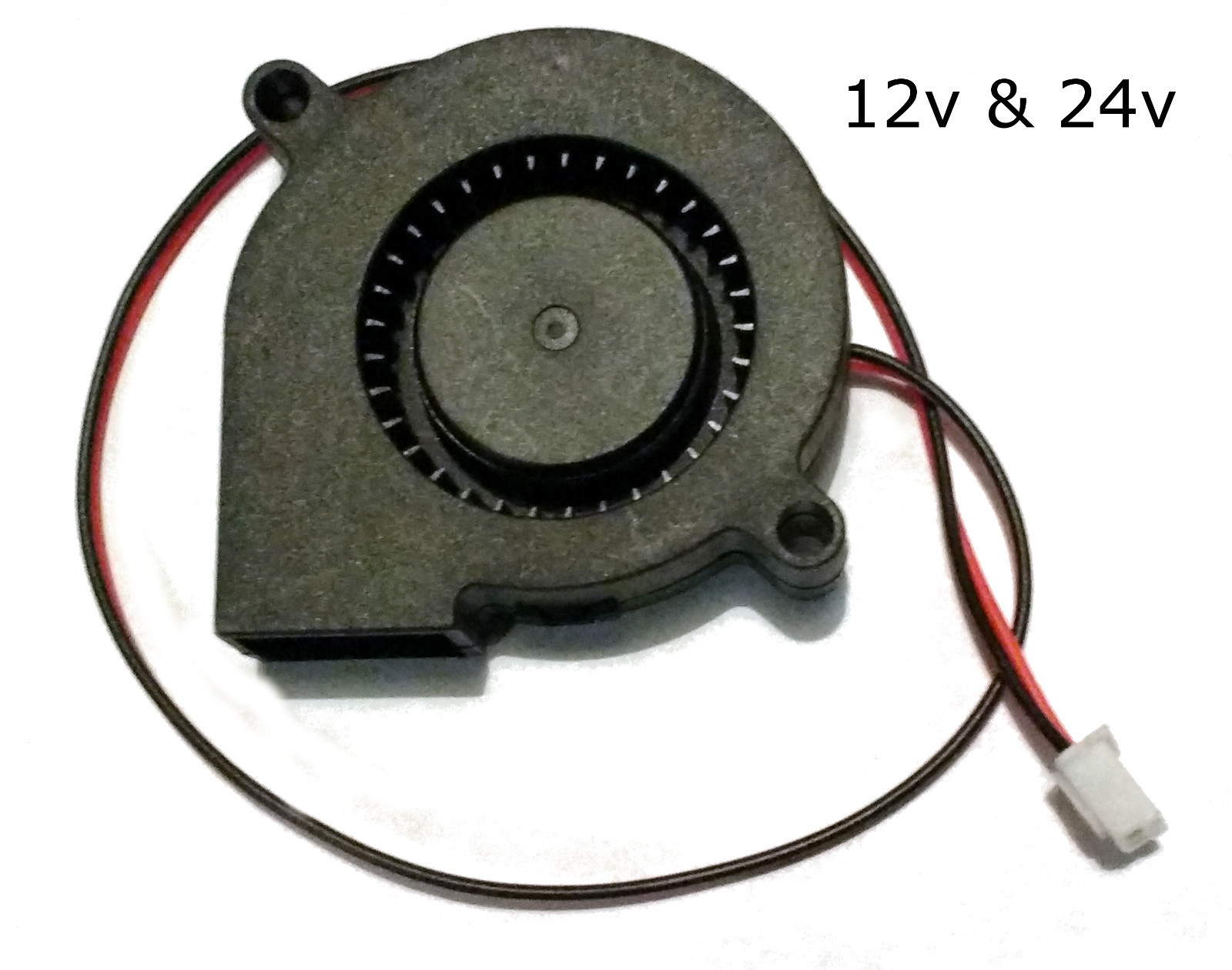 3D Printer Radial Duct Fans 12v & 24v - 50mm Cooling Blow fan - Reprap ...